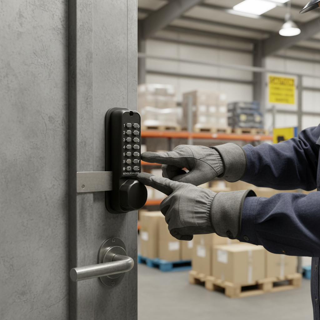 Premium Marine Grade Code Lock with Rim Deadbolt - Double-Sided Keypad