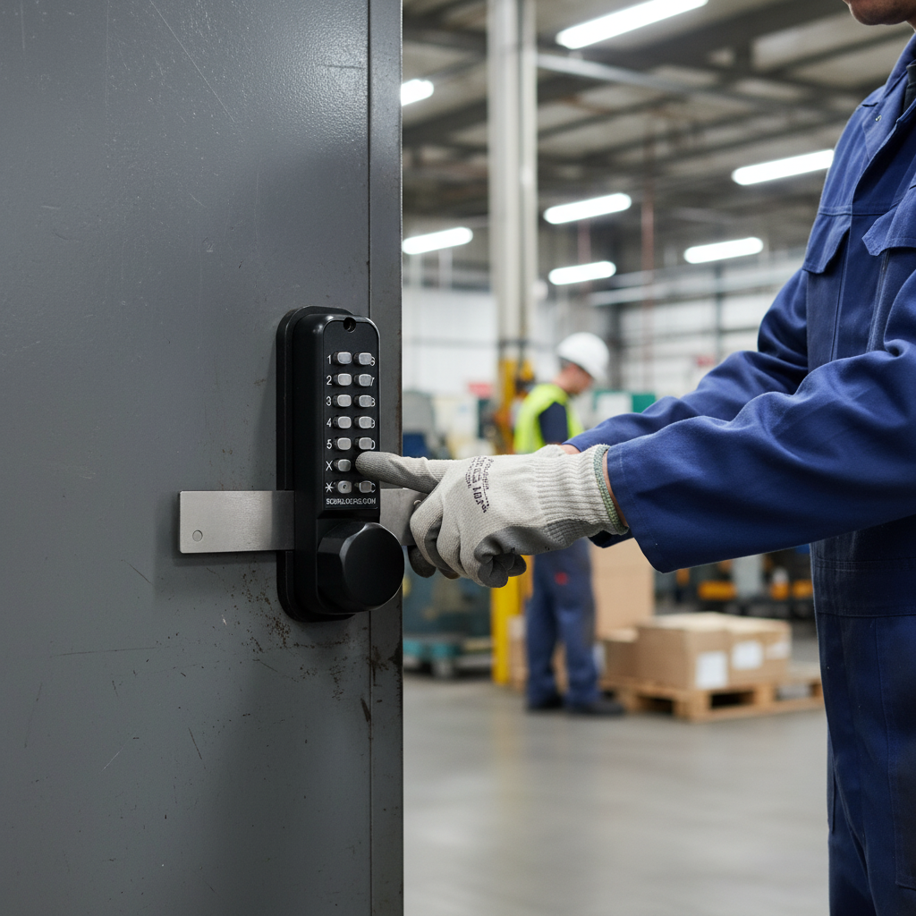 Premium Marine Grade Code Lock with Rim Deadbolt - Double-Sided Keypad