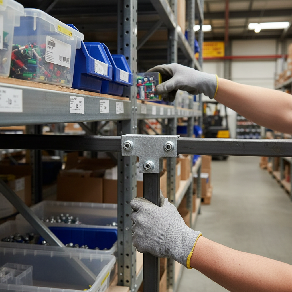 Premium Long Tee Square Key Clamp for 40mm Box Section - Ideal for Con