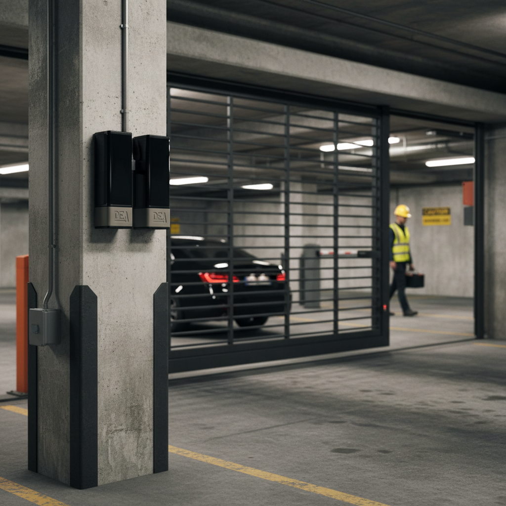 High-Performance Linear Wired Photocells Pair for Enhanced Automation