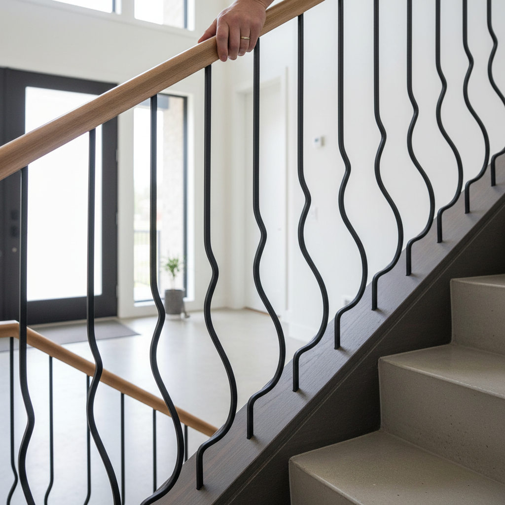 Premium Heavy Duty Bowed Baluster Plain Bar 12x12mm, 1000mm Length for