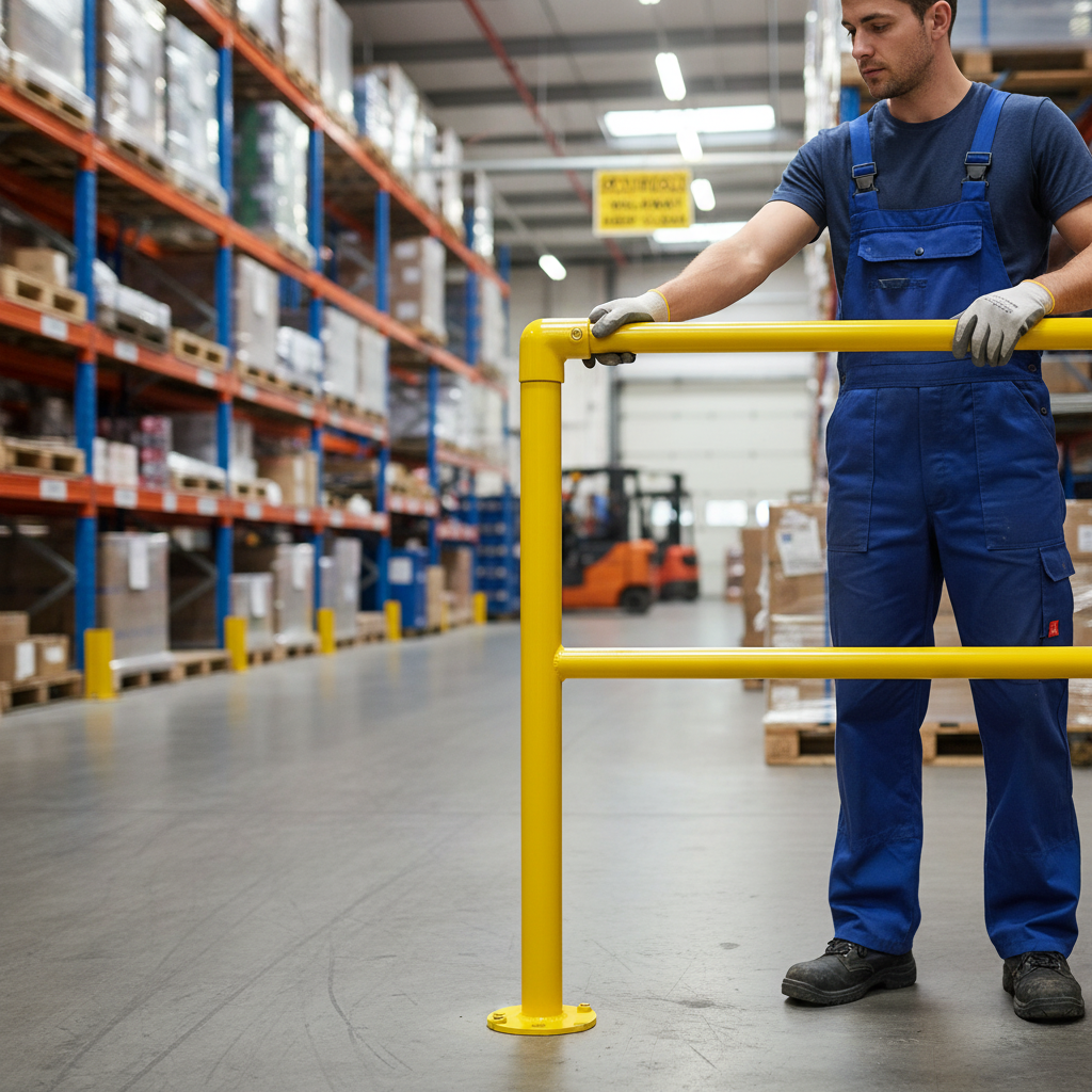 Premium Yellow Powder Coated Key Clamp End Post Kit for 33.7mm Tube wi