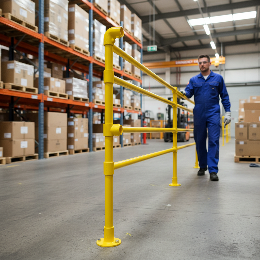 Premium Powder Coated Key Clamp Corner Post Kit for 42.4mm Tube - Yell