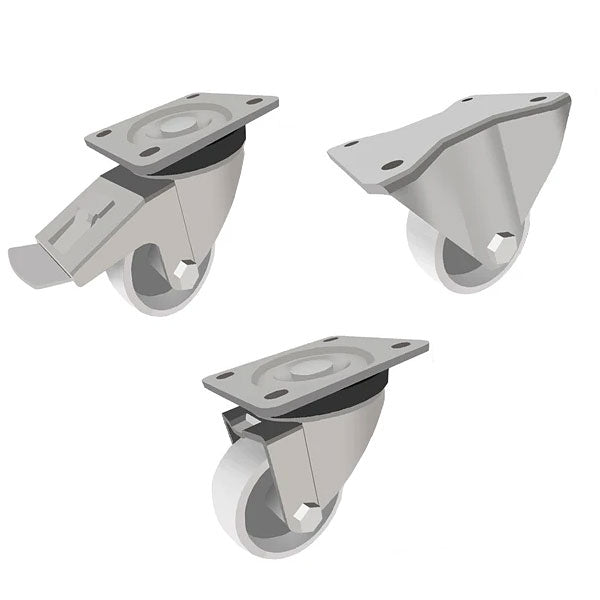 Heavy Duty Low Level Nylon Castors