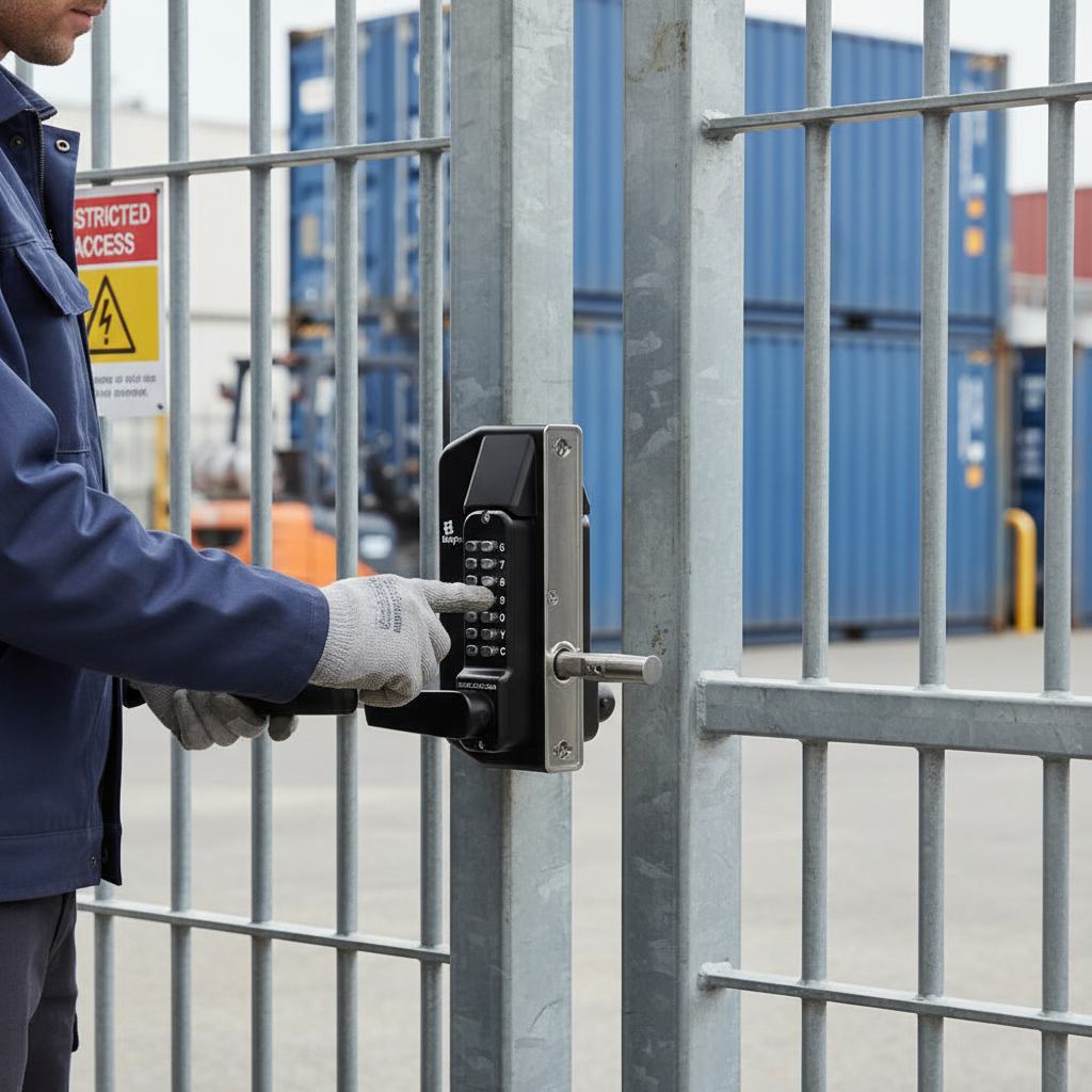 Premium Heavy Duty Code Lock with Back to Back Keypads for Gates 30-60 ...