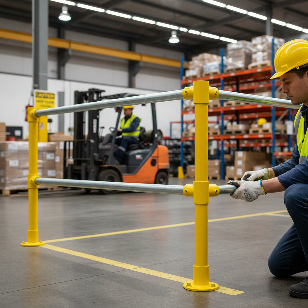 Premium Key Clamp Corner Post Kit for 48.3mm Tube - Yellow Powder Coat