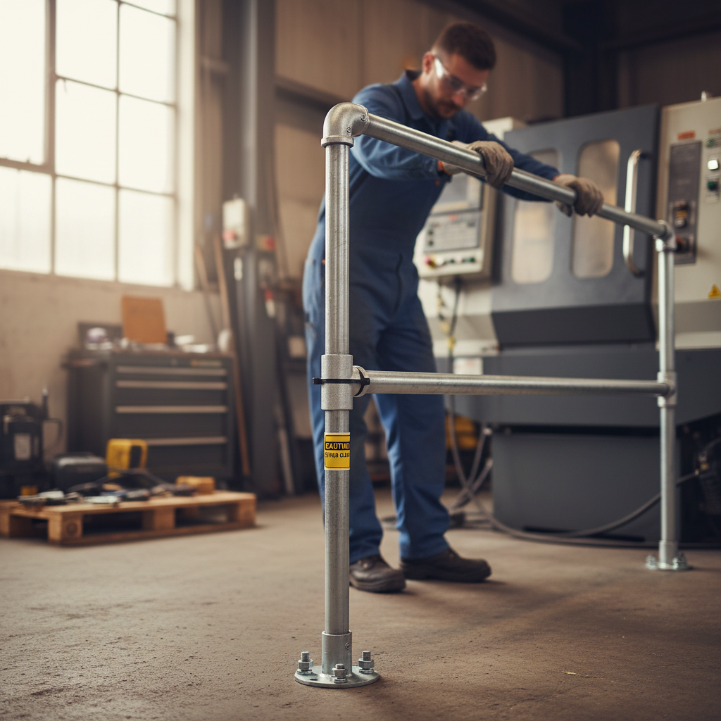 Premium Key Clamp Corner Post for 48.3mm Tube - Pre-Assembled, 1100mm