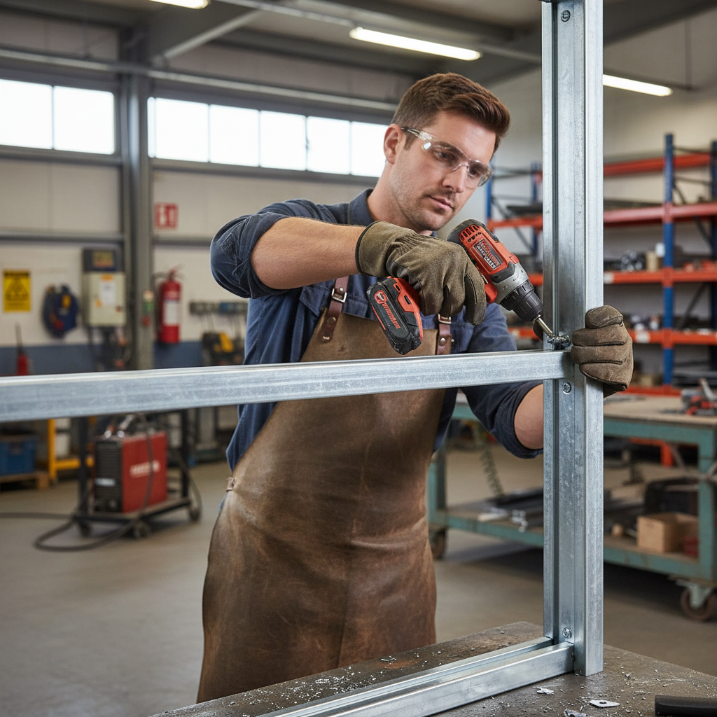 Premium L Shaped Profiled Box Section 40x30mm - 3m Length with 1.5mm W