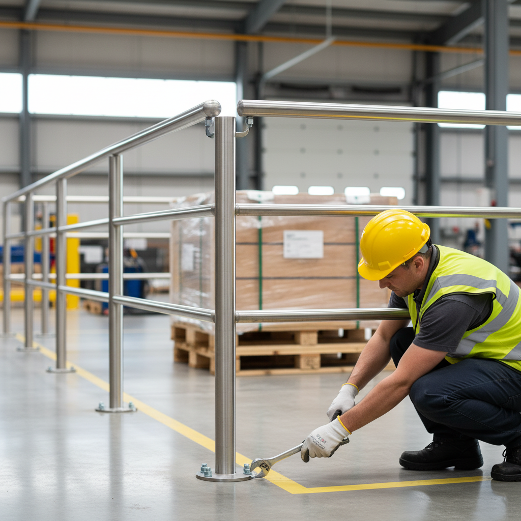 Premium Ready Made Stainless Steel Post 48.3mm with 100mm Base Clearan