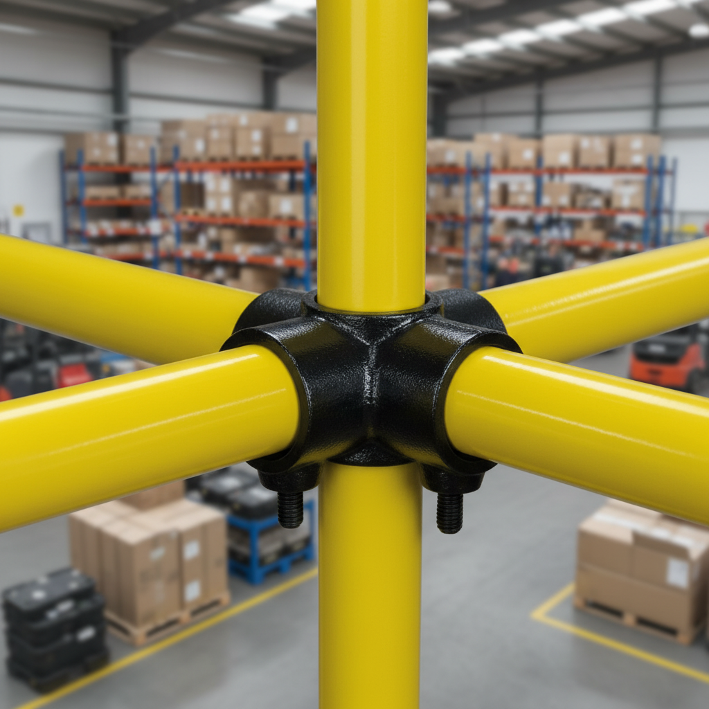 Professional Three Way Mid Rail Key Clamp for 33.7mm Tube with Durable